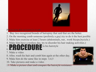 Hair spray | PPTX