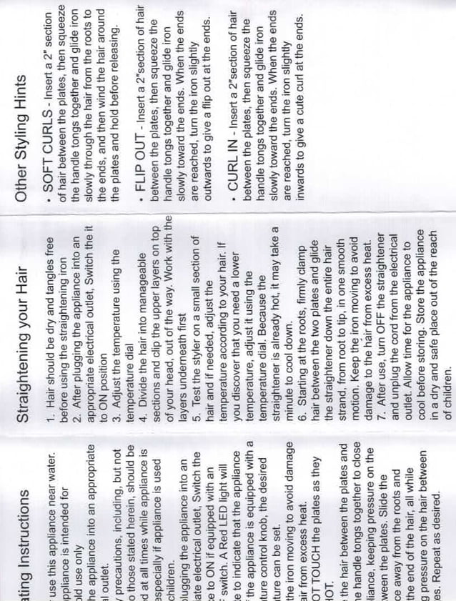 Hair straightener | PDF