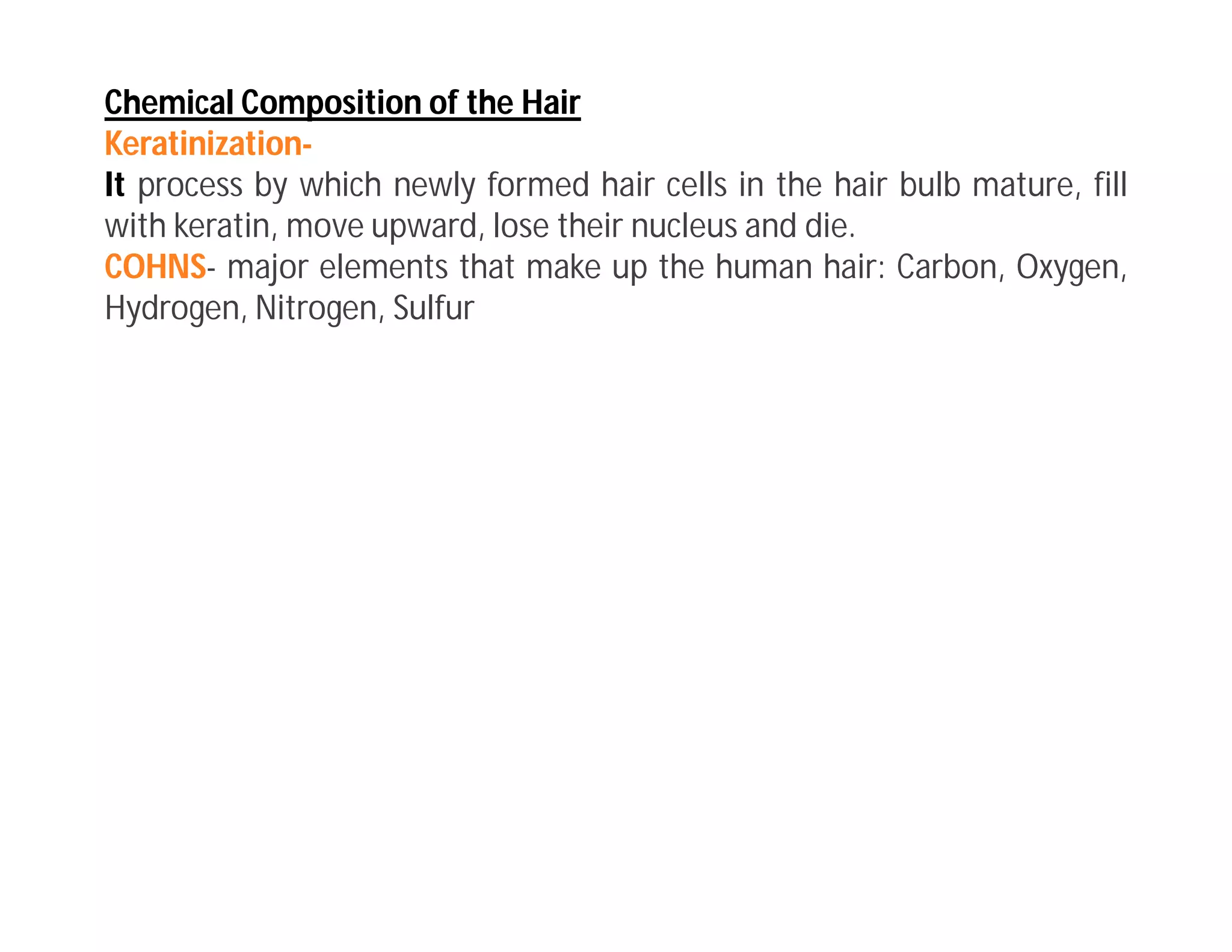 Hair structure and hair growth cycle | PDF