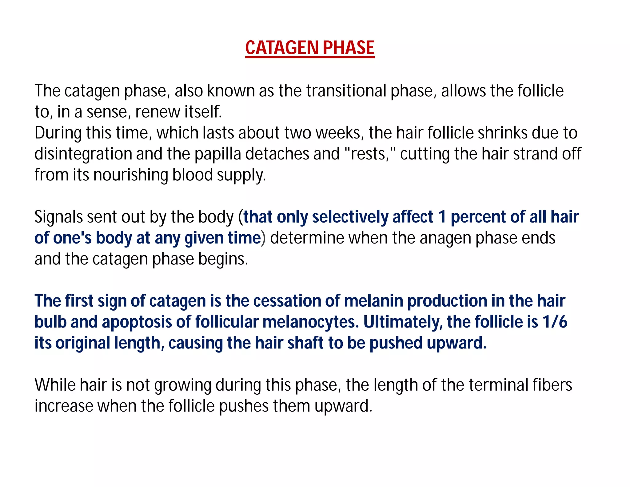 Hair structure and hair growth cycle | PDF