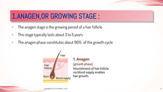 Hair structure and hair growth cycle.pptx