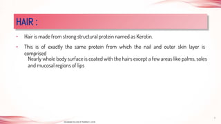 Hair structure and hair growth cycle.pptx