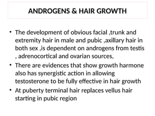 hair structure and physiology. information | PPTX