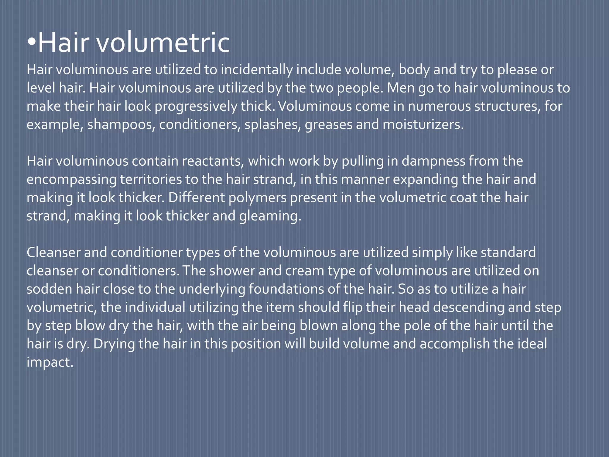 Hair style product | PPTX