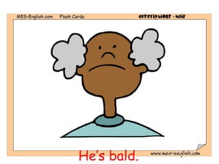 Hairstyles Descriptions ESL for Kids Learning | PPT