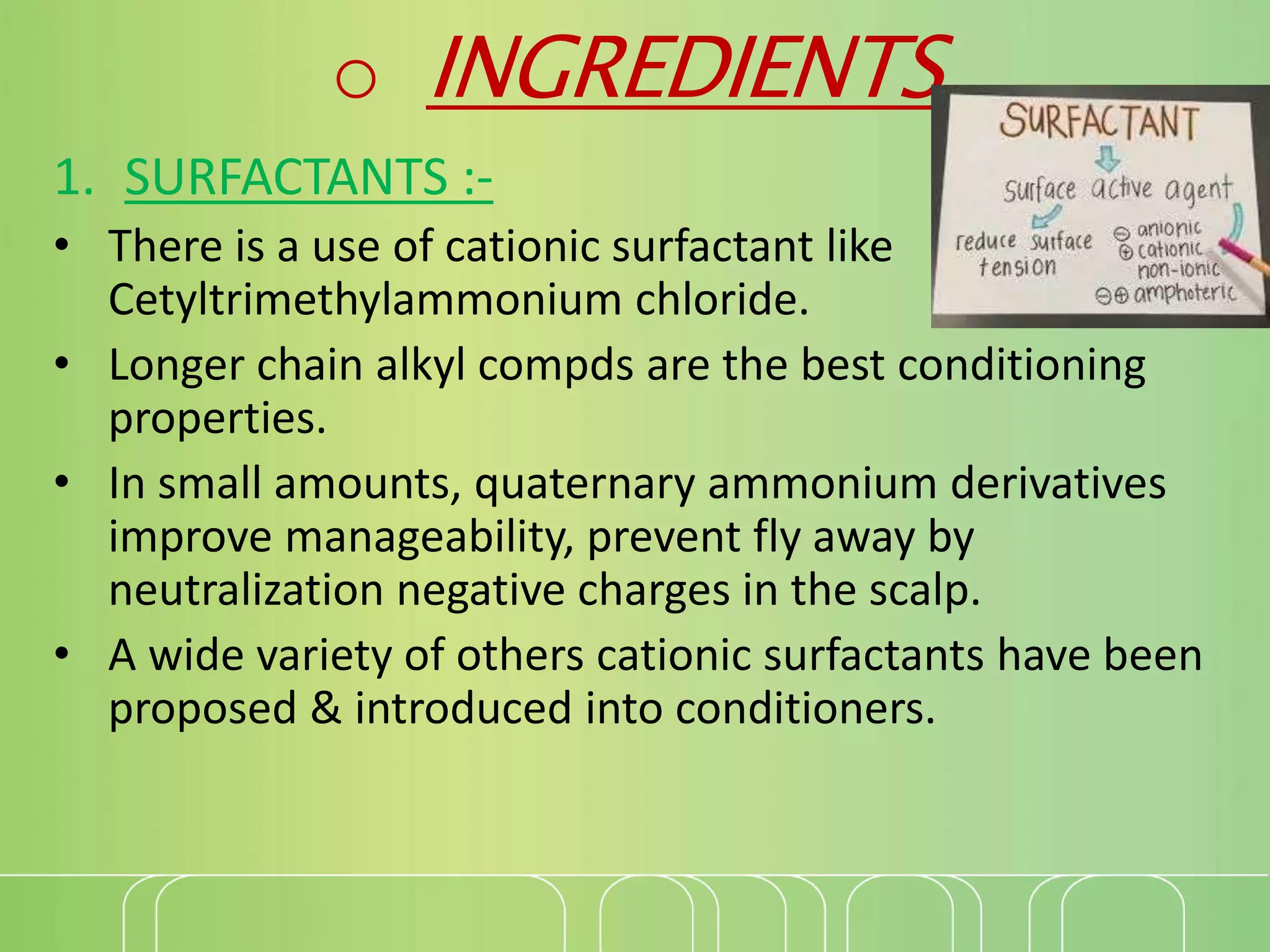 Hair tonics and conditioners | PPTX