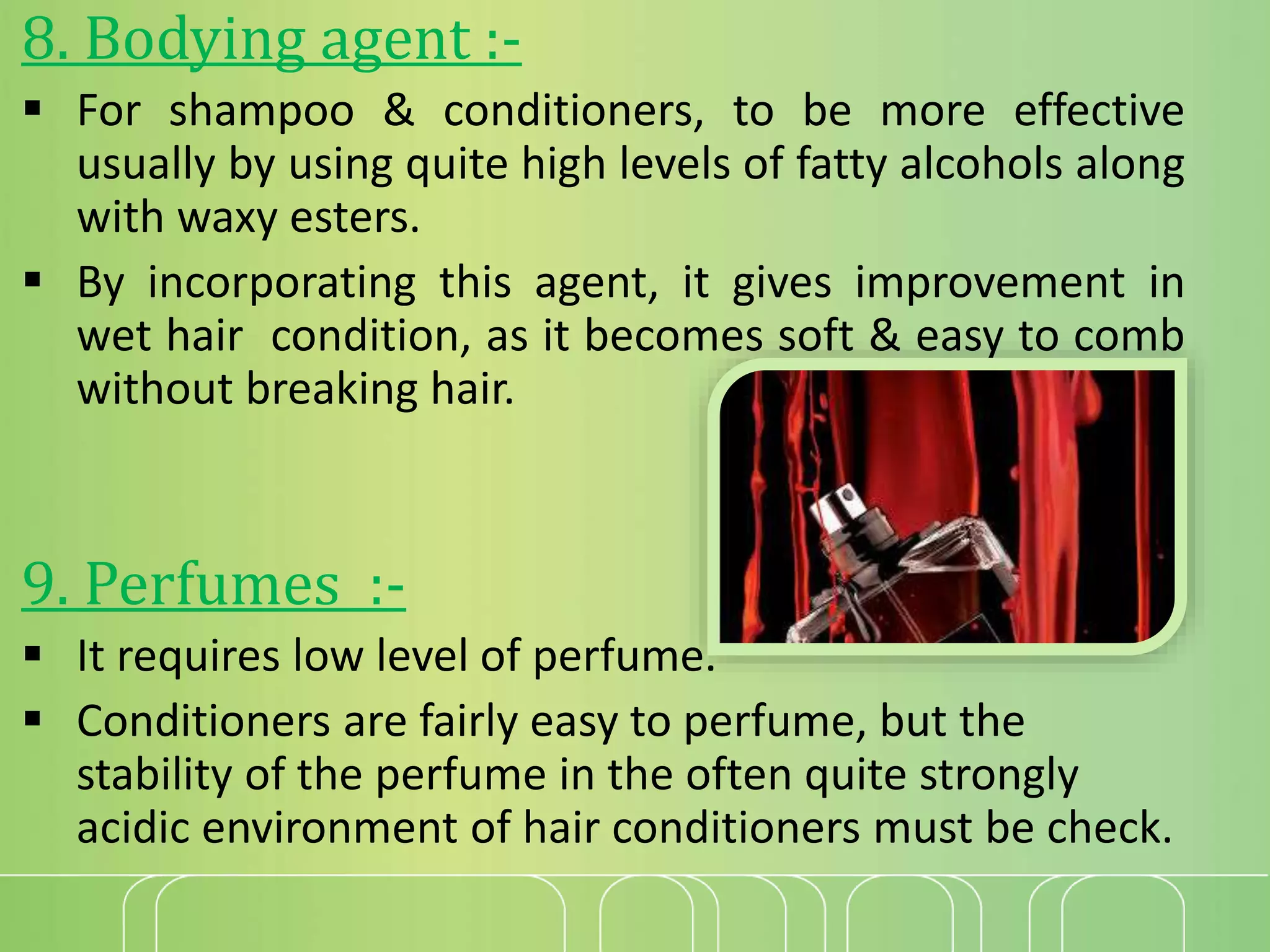 Hair tonics and conditioners | PPTX