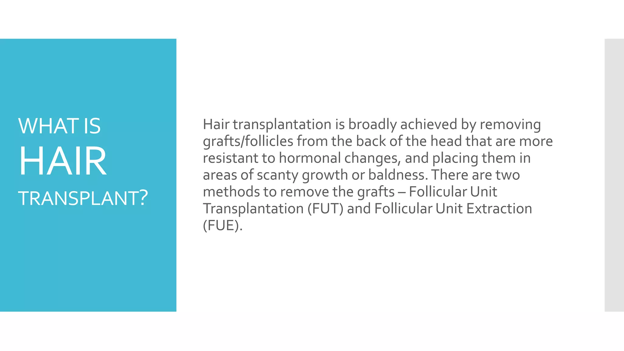 Hair transplant | PPTX
