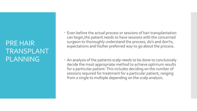 Hair transplant | PPTX