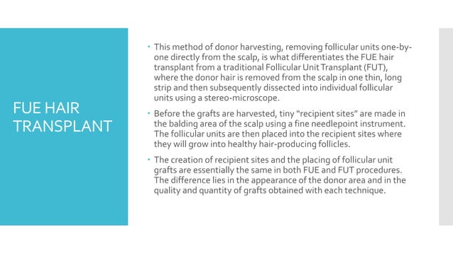 Hair transplant | PPTX