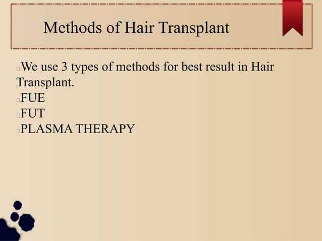 Hair transplant ppt | PPT