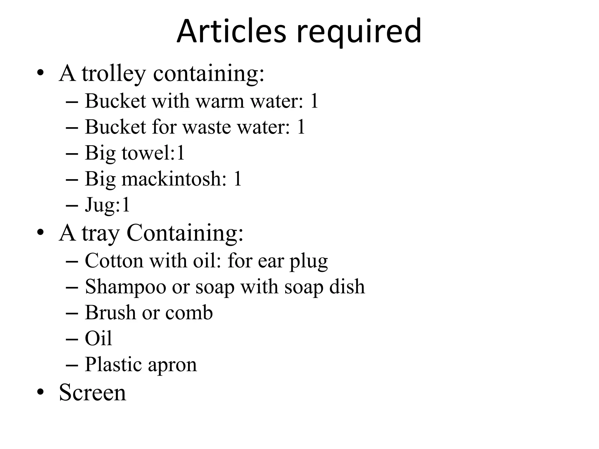 Hair wash, Fundamentals of Nursing | PPTX