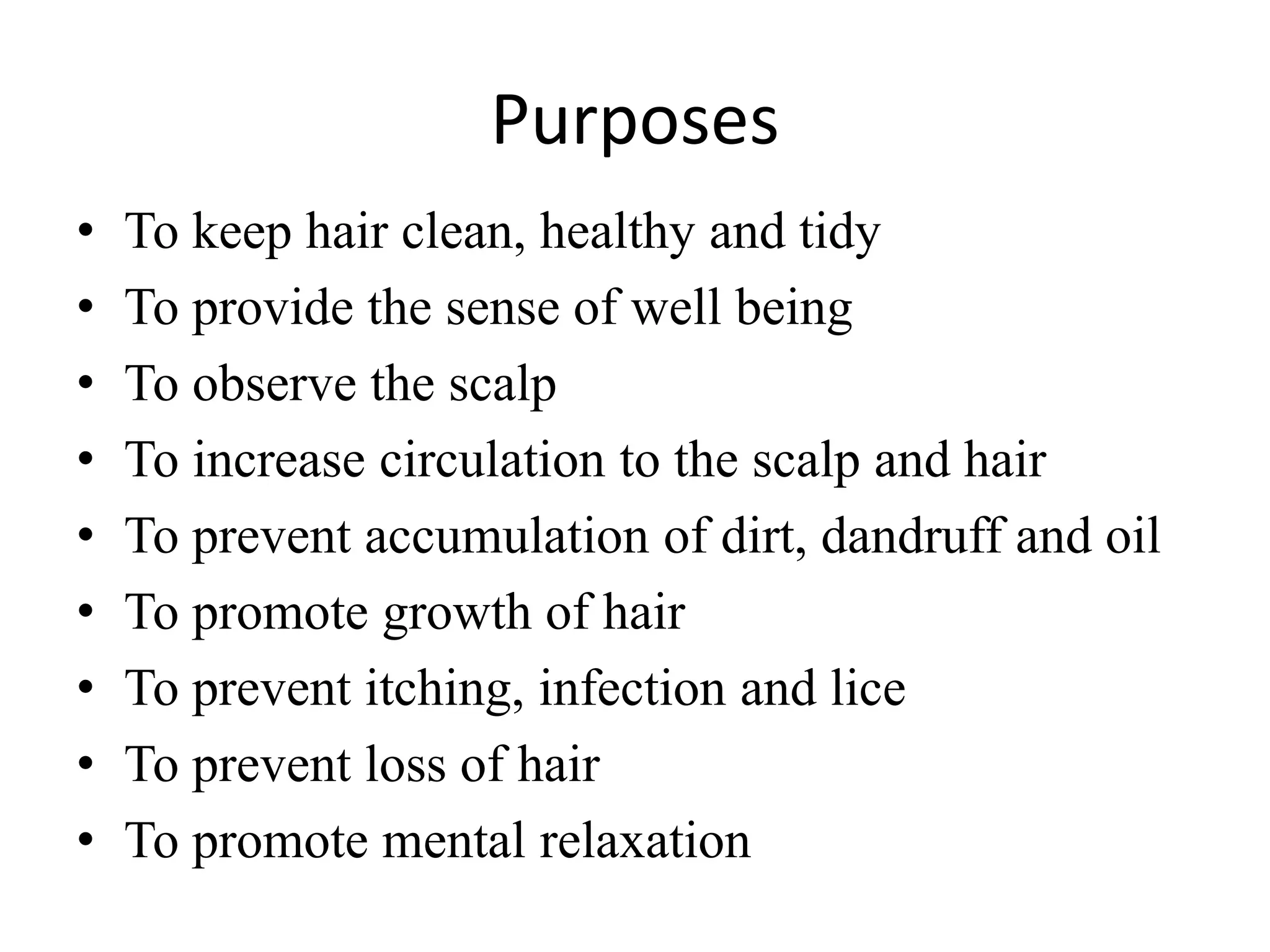 Hair wash, Fundamentals of Nursing | PPTX