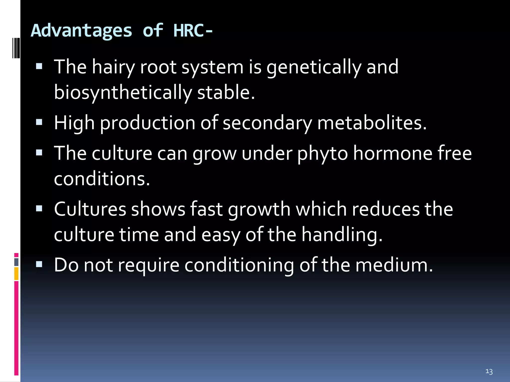 Hairy root culture | PPTX