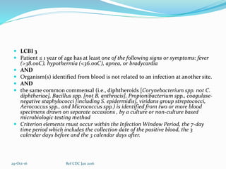 central line related blood stream infection | PPT