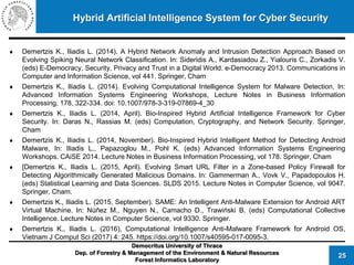 Hybrid Artificial Intelligence System for Cyber Security | PPT