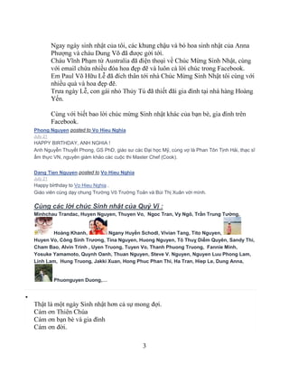 Hai sinh nhật | PDF