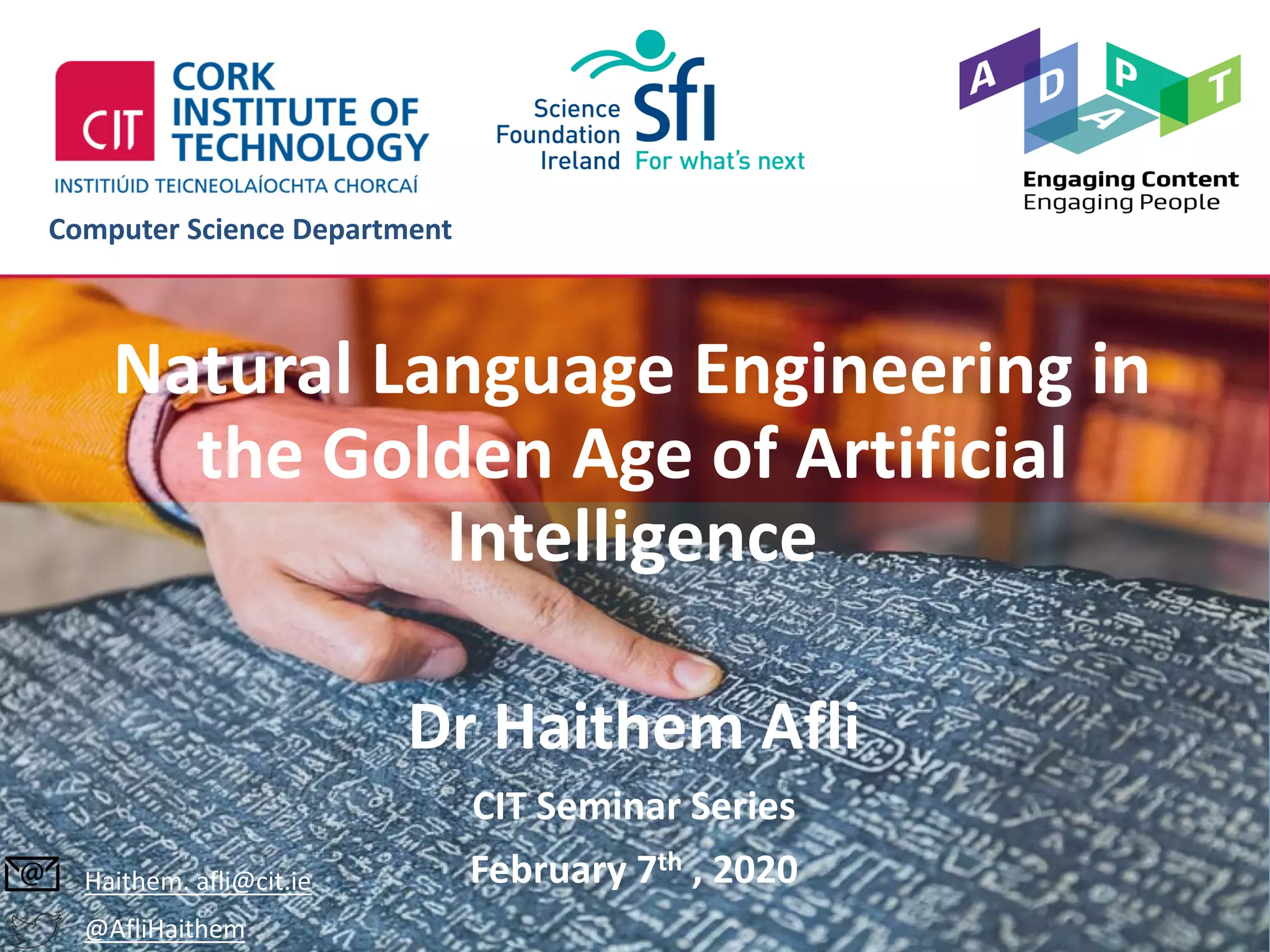 Natural Language Engineering in the Golden Age of Artificial ...