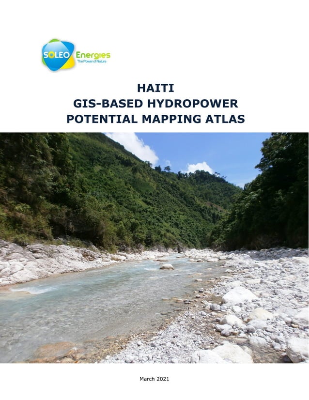 Haiti GIS-Based Hydropower Potential Mapping Atlas | PDF