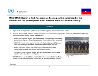 Haiti - MINUSTAH | PDF