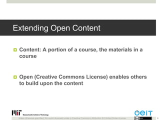 From OpenCourseWare to Open Education | PPT