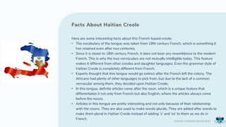 Haitian Creole | PPT