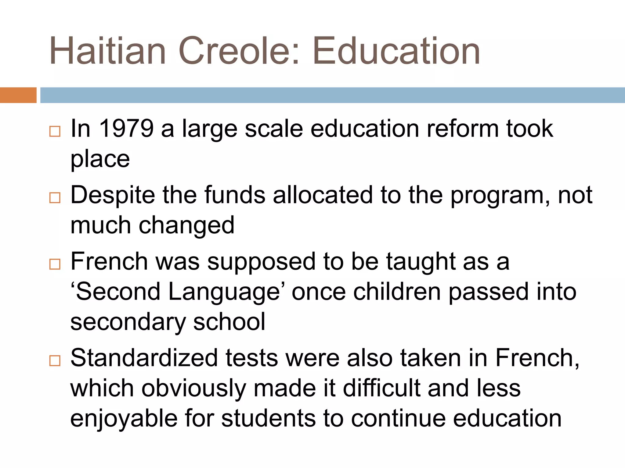 Haitian Creole | PPTX