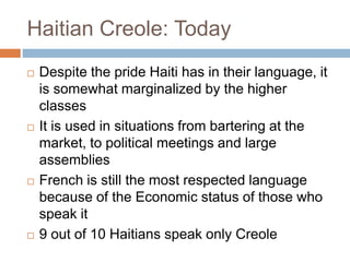 Haitian Creole | PPTX