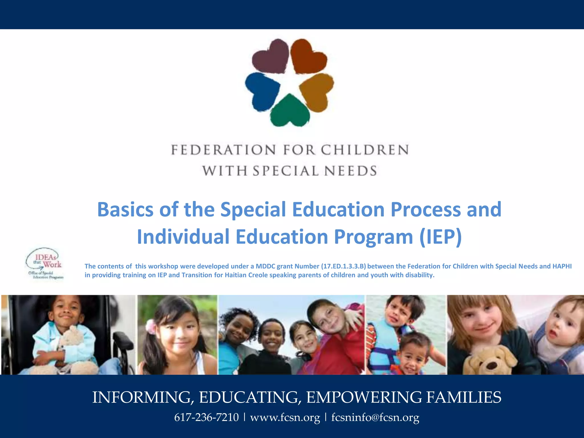 Dwa Debaz nan Edikasyon Espesyal (Basic Rights in Special Education ...