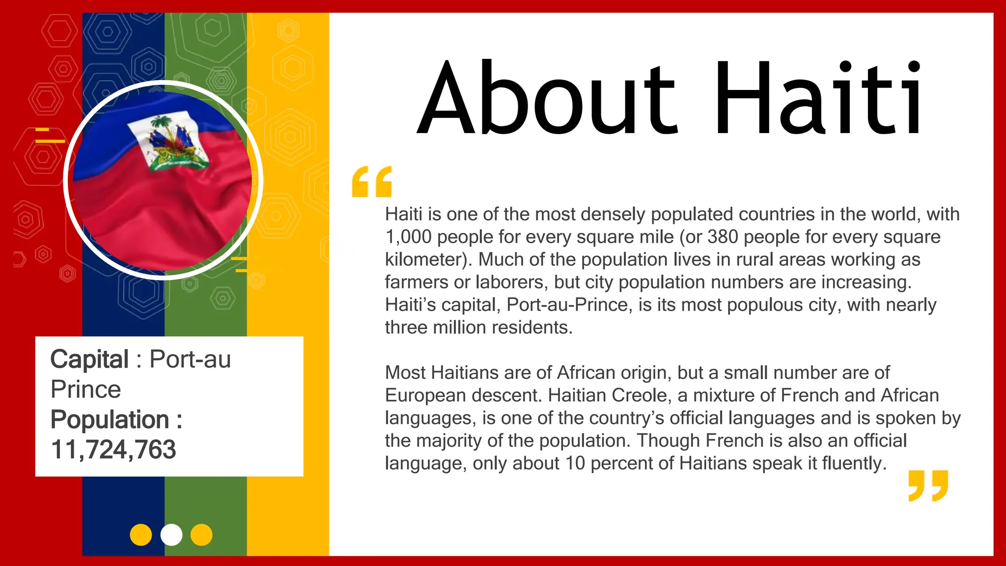 Haitian culture and stuff and places and food and travel.pptx | Food ...