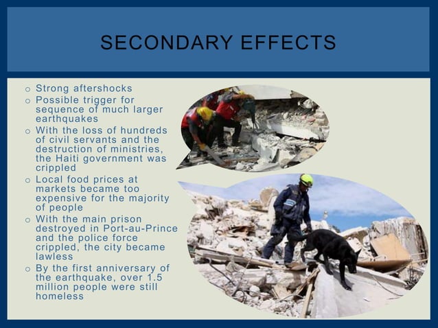 Haiti earthquake case study | PPTX | Geography | Science