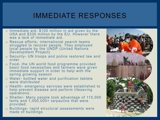 Haiti earthquake case study | PPTX | Geography | Science
