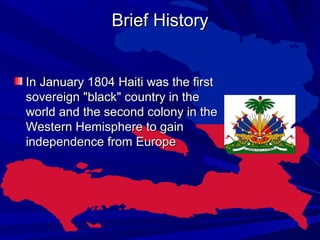 Haiti The Pearl of The Antilles | PPT