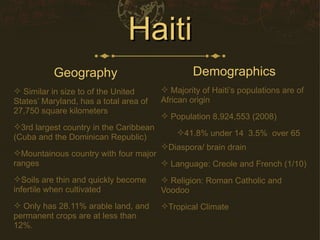 Haiti Presentation | PPT