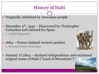 Haiti presentation | PPTX