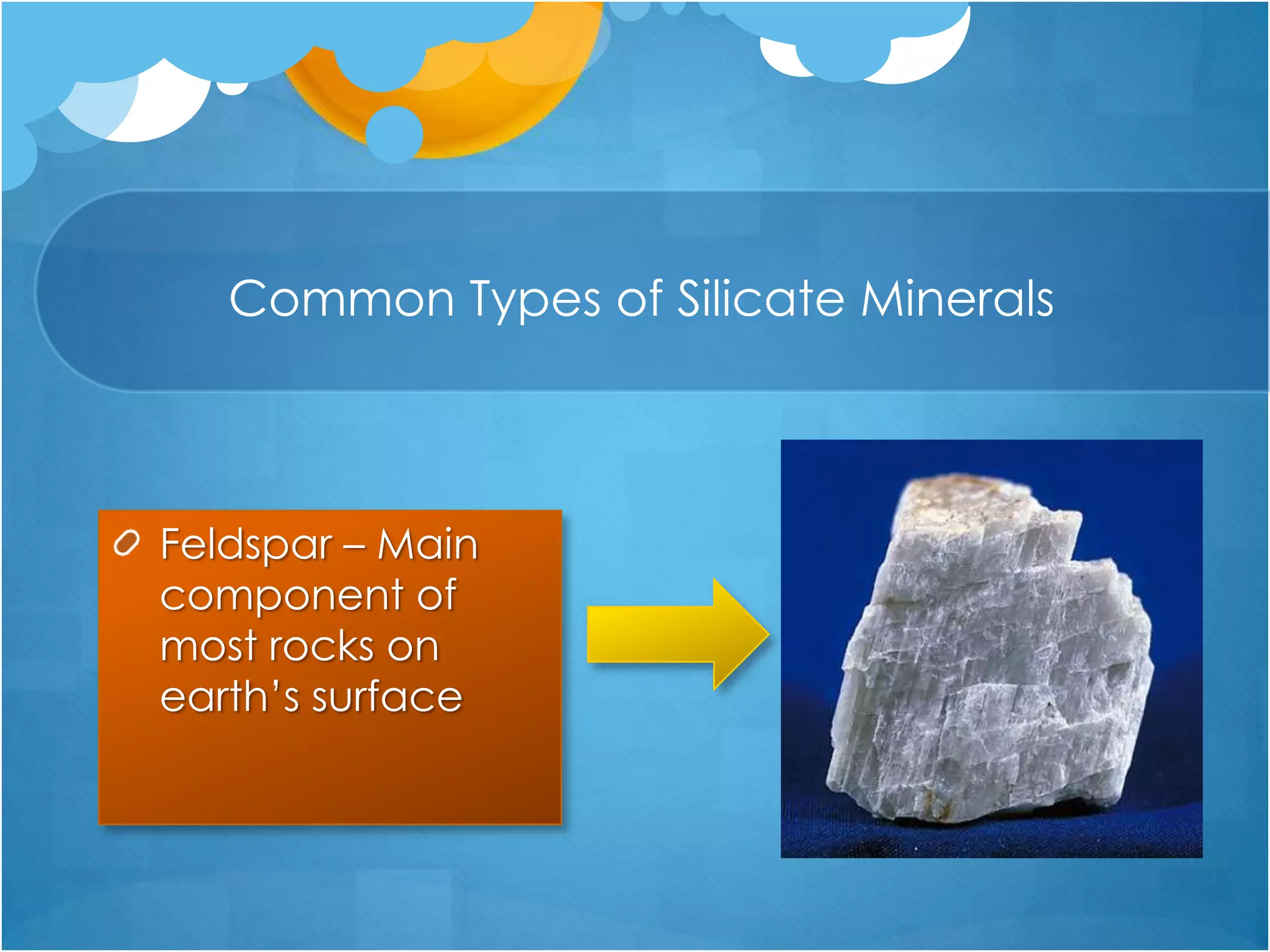 Haiway's silicate and non silicate mineral presentation | PPTX
