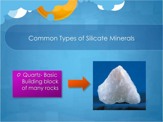 Haiway's silicate and non silicate mineral presentation | PPTX ...