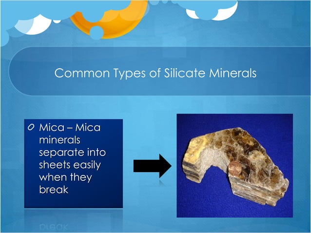 Haiway's silicate and non silicate mineral presentation | PPTX ...