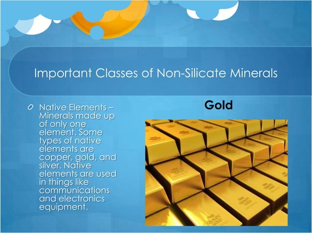 Haiway's silicate and non silicate mineral presentation | PPTX ...