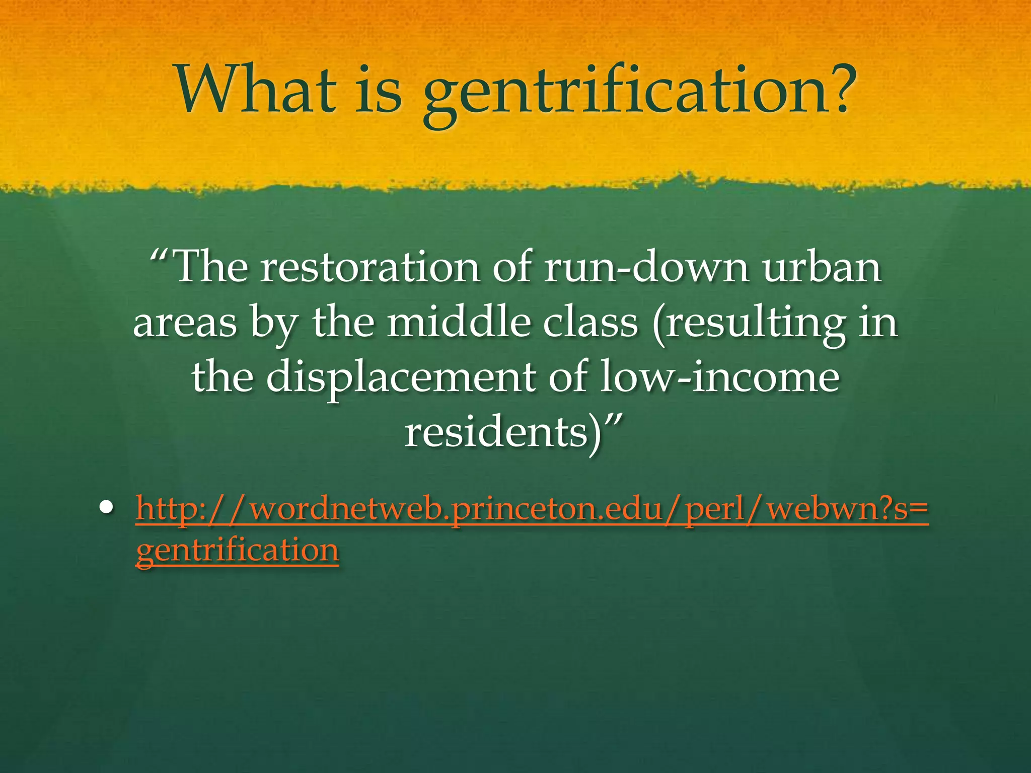 Haiya gentrification pp | PPTX