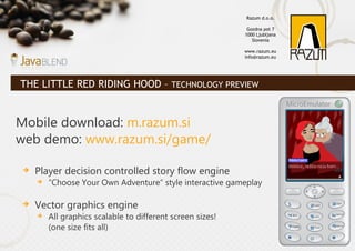 [Hajdukovic] Developing J2ME games for mobile phones | PPT