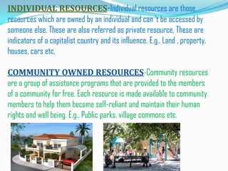 Resources and Development | PPTX