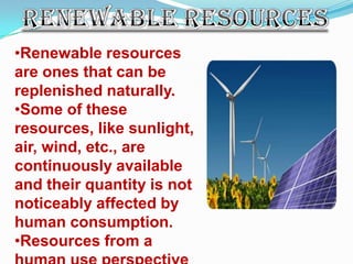 Resources and Development | PPTX