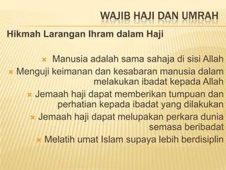 Haji dan umrah | PPTX
