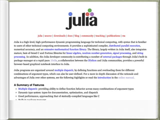 Juliaを使った機械学習 | PDF