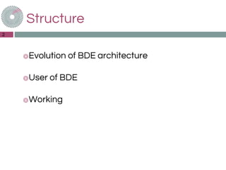 SC4 Workshop 2: Hajira Jabeen BDE Platform architecture | PPT