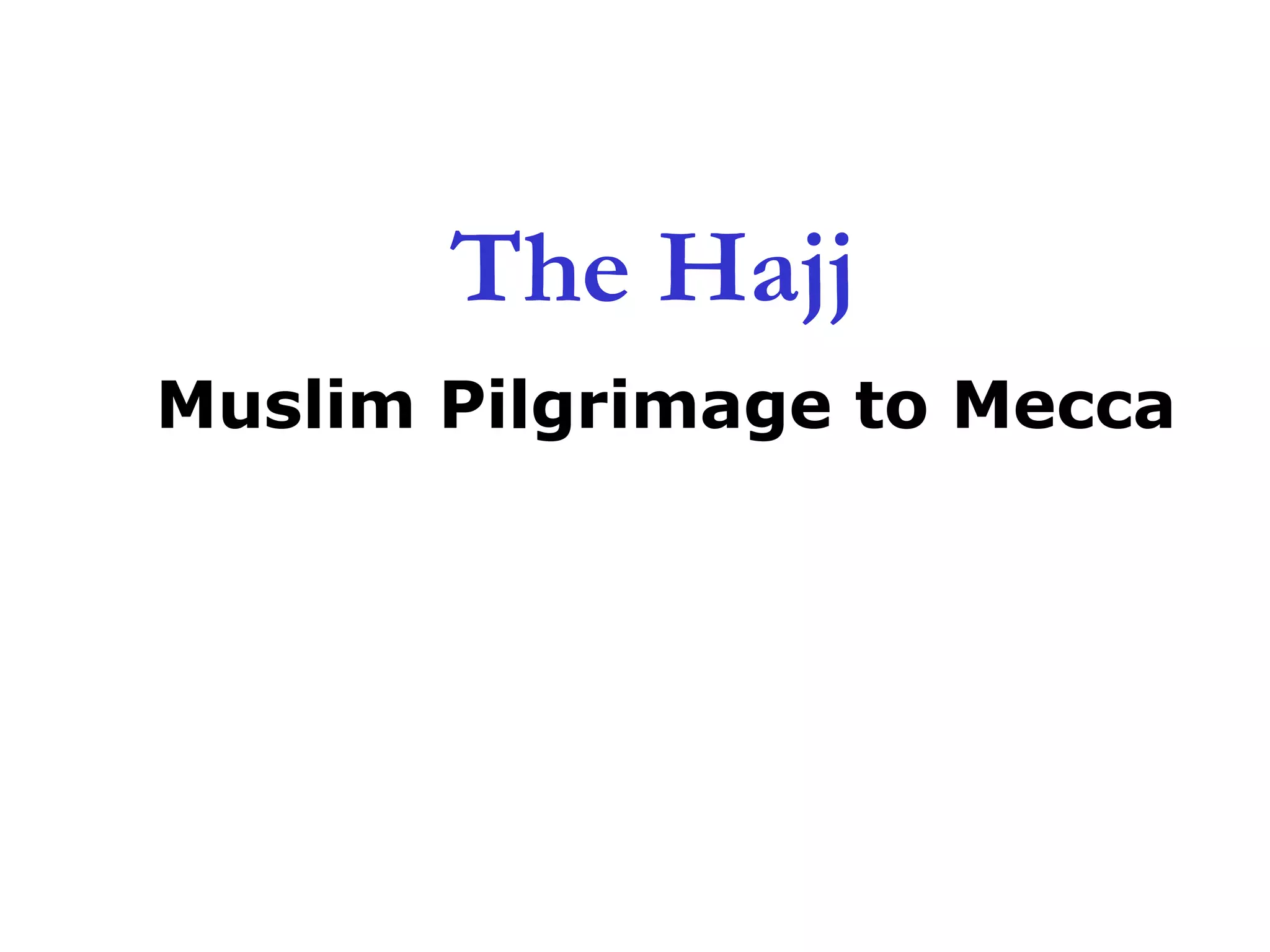 Hajj | PPT