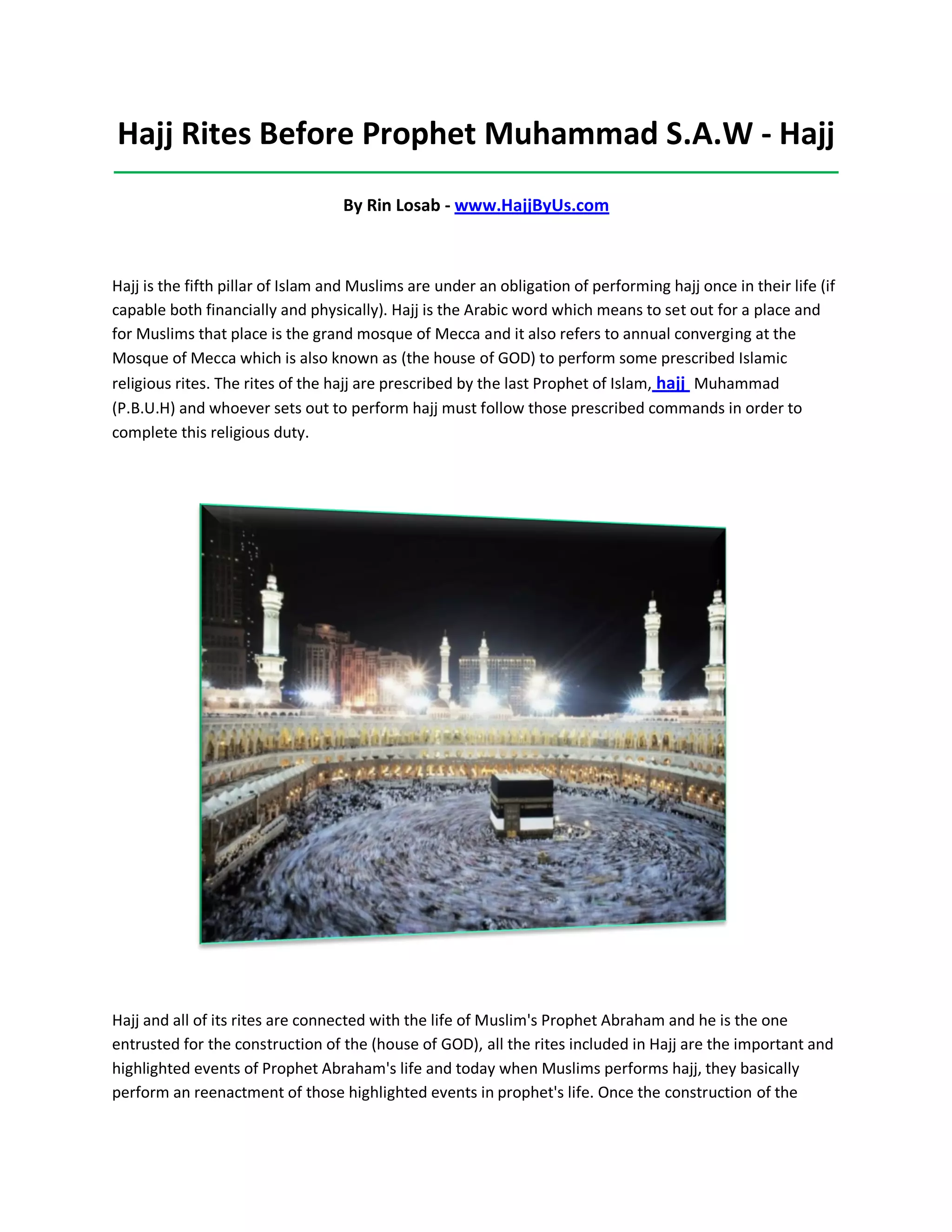 Hajj | PDF