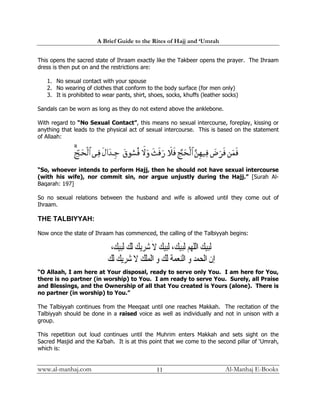 Hajj Umrah guide | PDF
