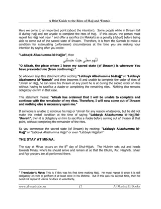 Hajj Umrah guide | PDF